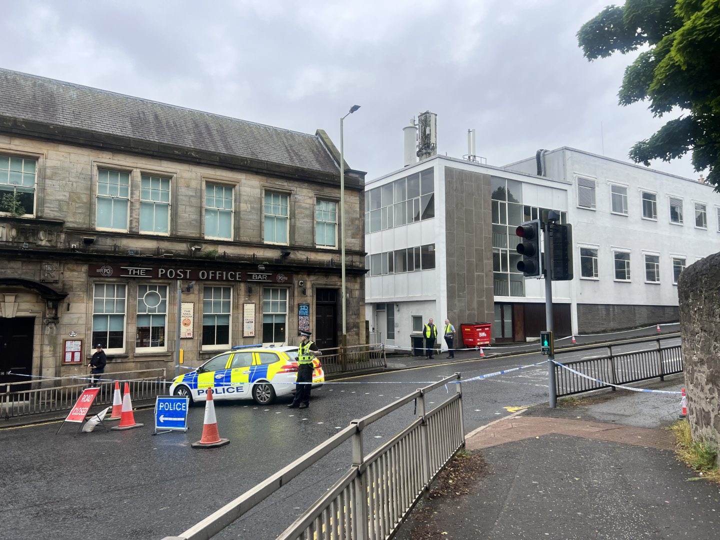 Man taken to hospital after crash on Queen Street, Broughty Ferry