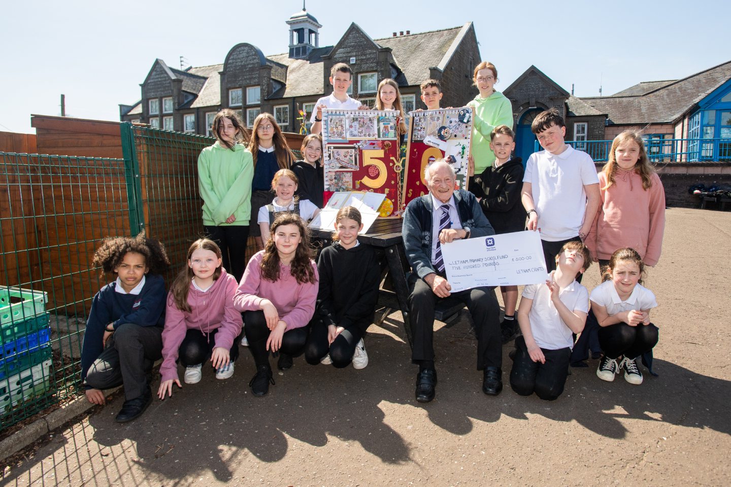 Celebratory pancakes for 50 years of Letham craft shop