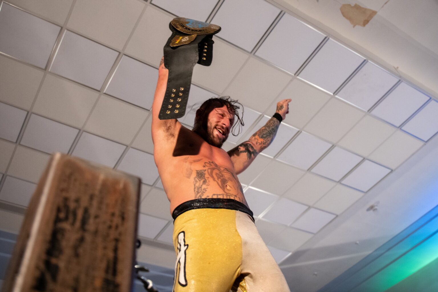 Taylor Bryden: Fife dad is care worker by day and wrestler by night
