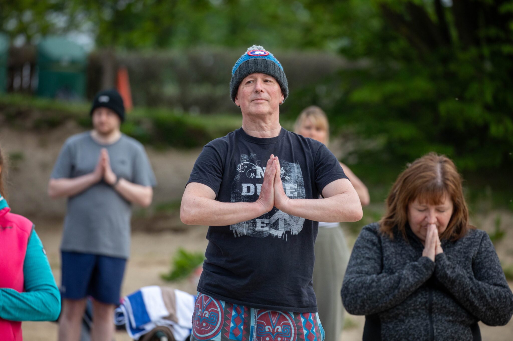 Pictures of noody dook at Aberdour's Silver Sands beach