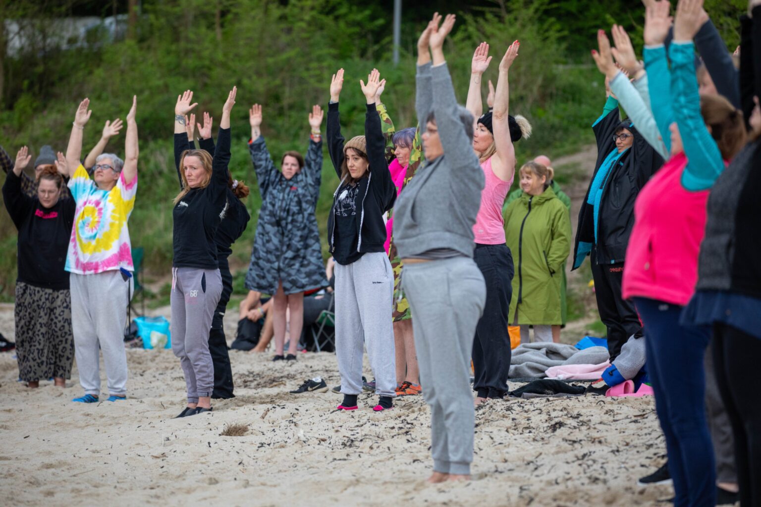 Pictures of noody dook at Aberdour's Silver Sands beach