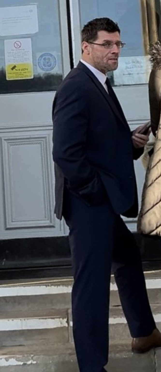 Perth abuser reversed car at speed towards ex during his trial