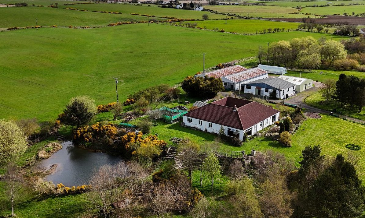 Fife farmhouse with 13 acres on sale for £695k