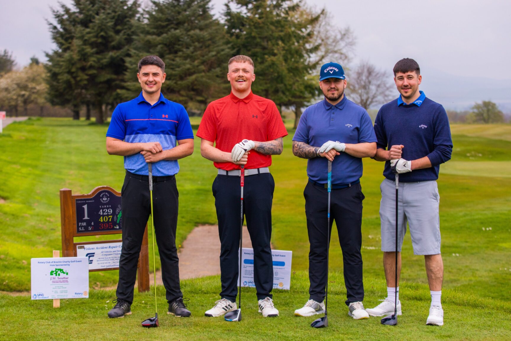 Brechin Rotary Club golf day strikes it lucky for MND Scotland