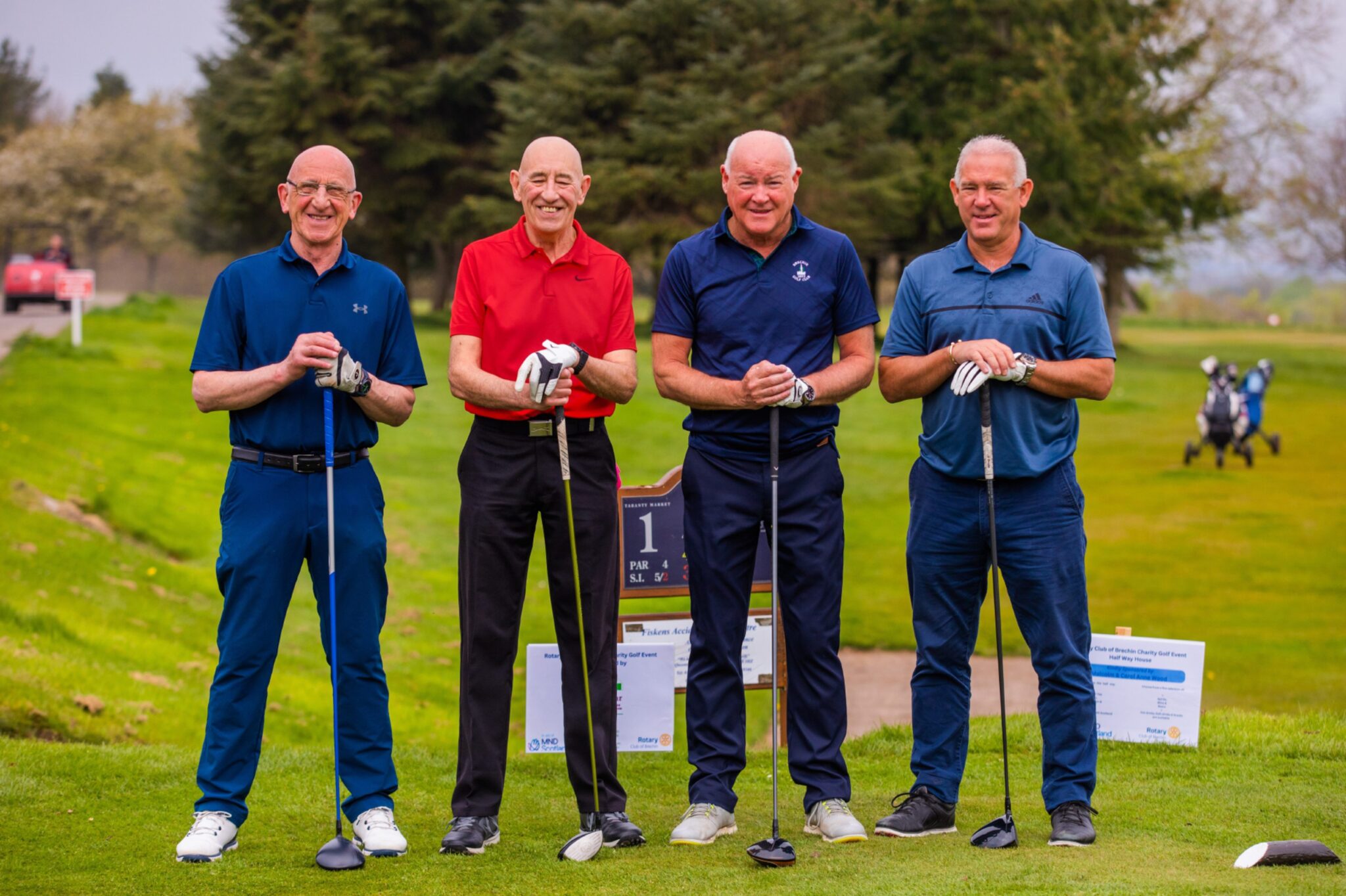 Brechin Rotary Club golf day strikes it lucky for MND Scotland