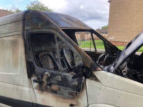 Saggar Street: Police probe Dundee van fire after 'explosion' heard