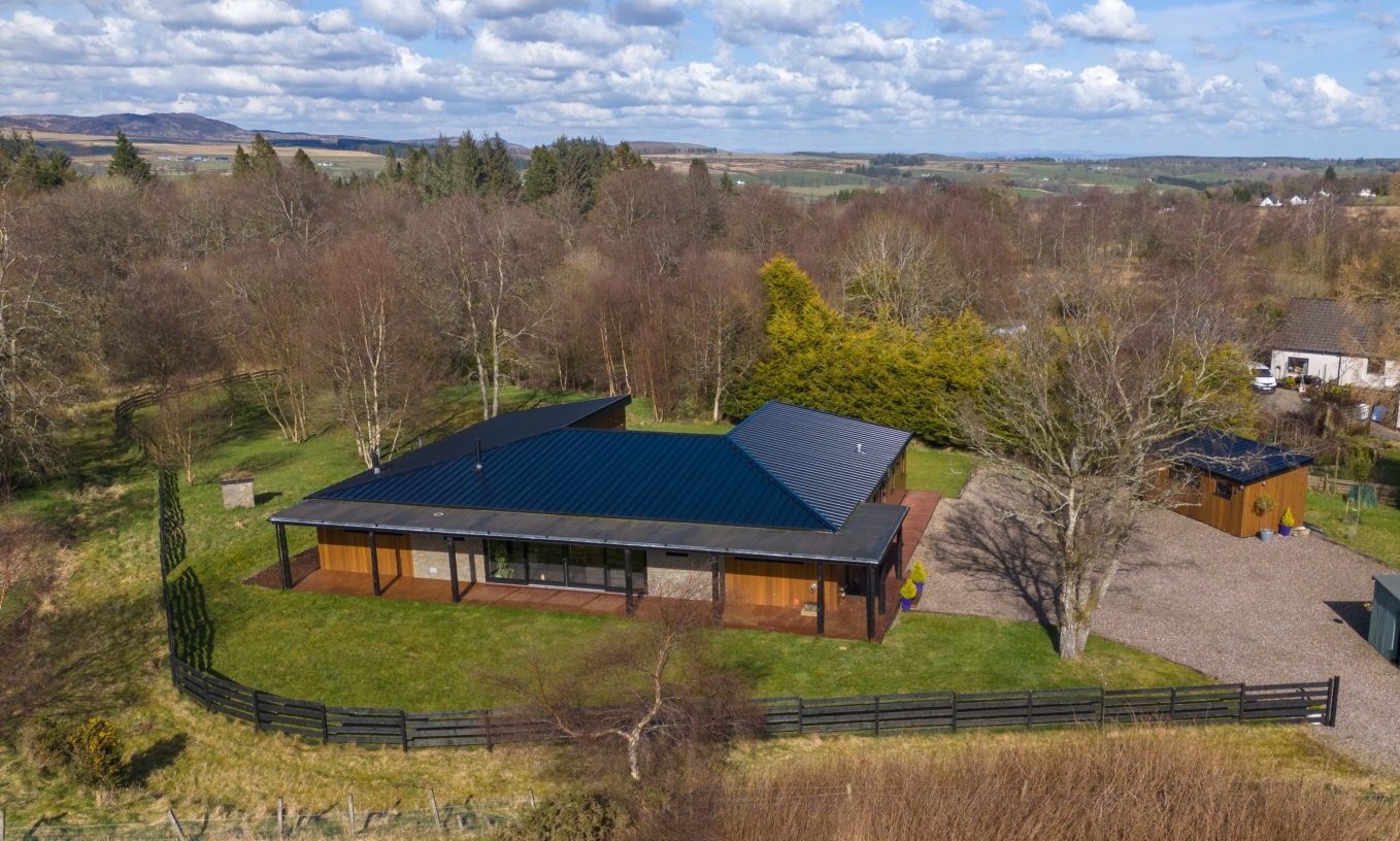 Striking timber and stone Perthshire home hits market for £580k