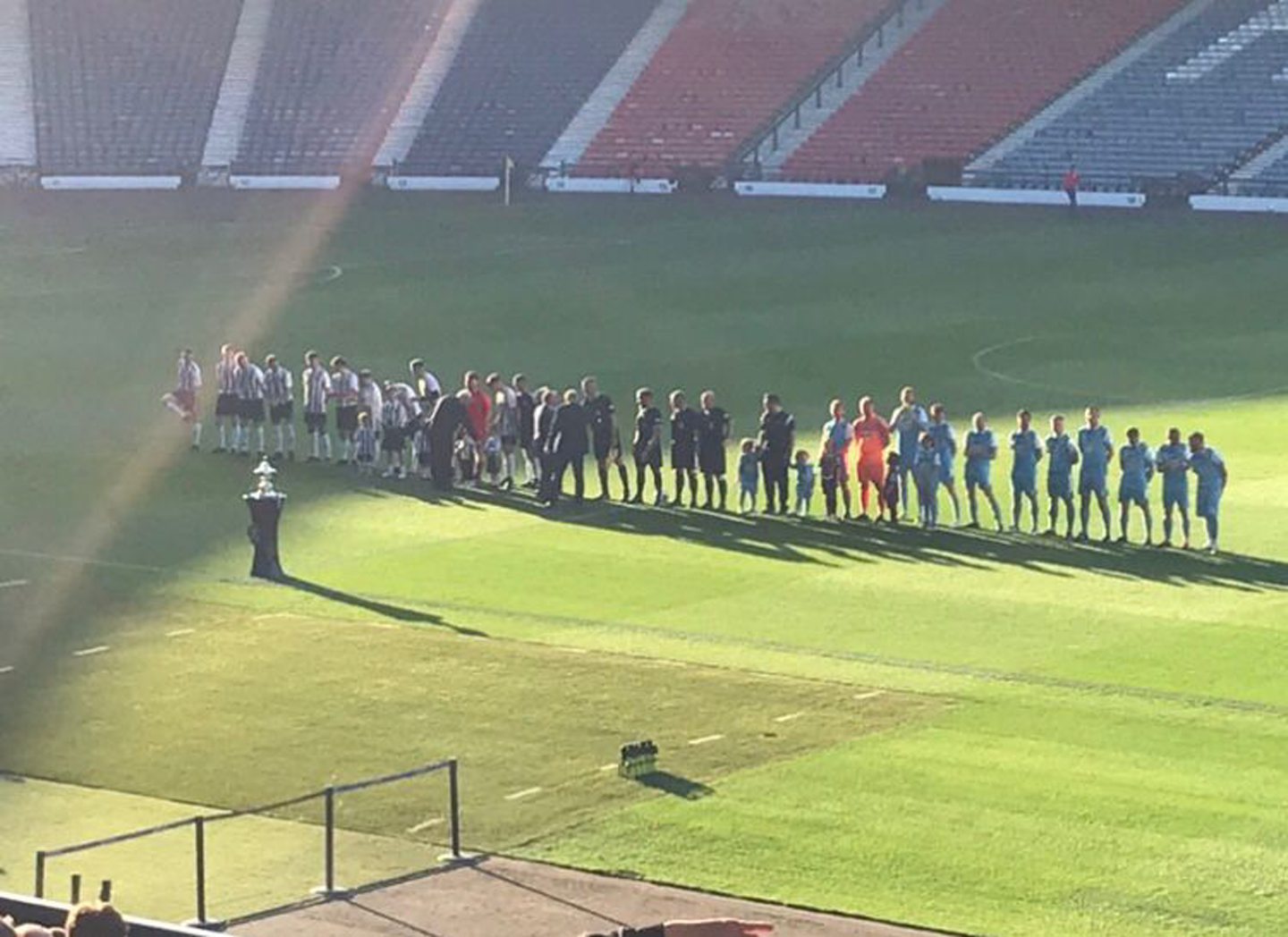 Cupar Hearts pyro celebrations follow historic Scottish Cup Final