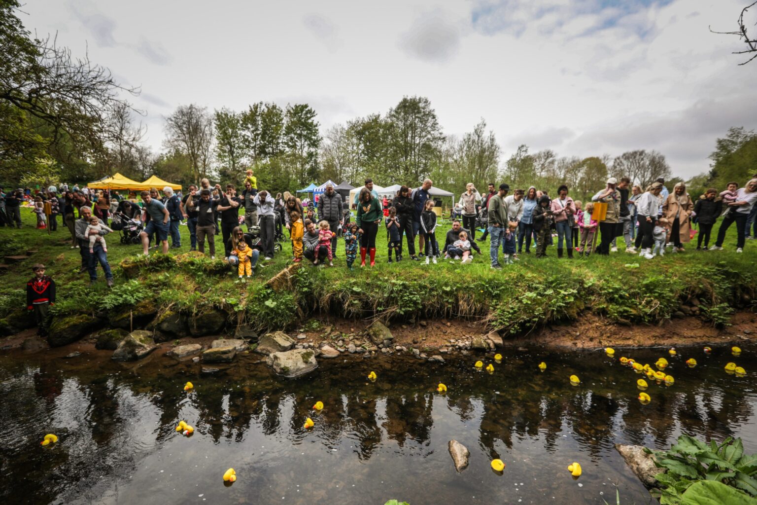 Best pictures of Barry Mill duck race family fun