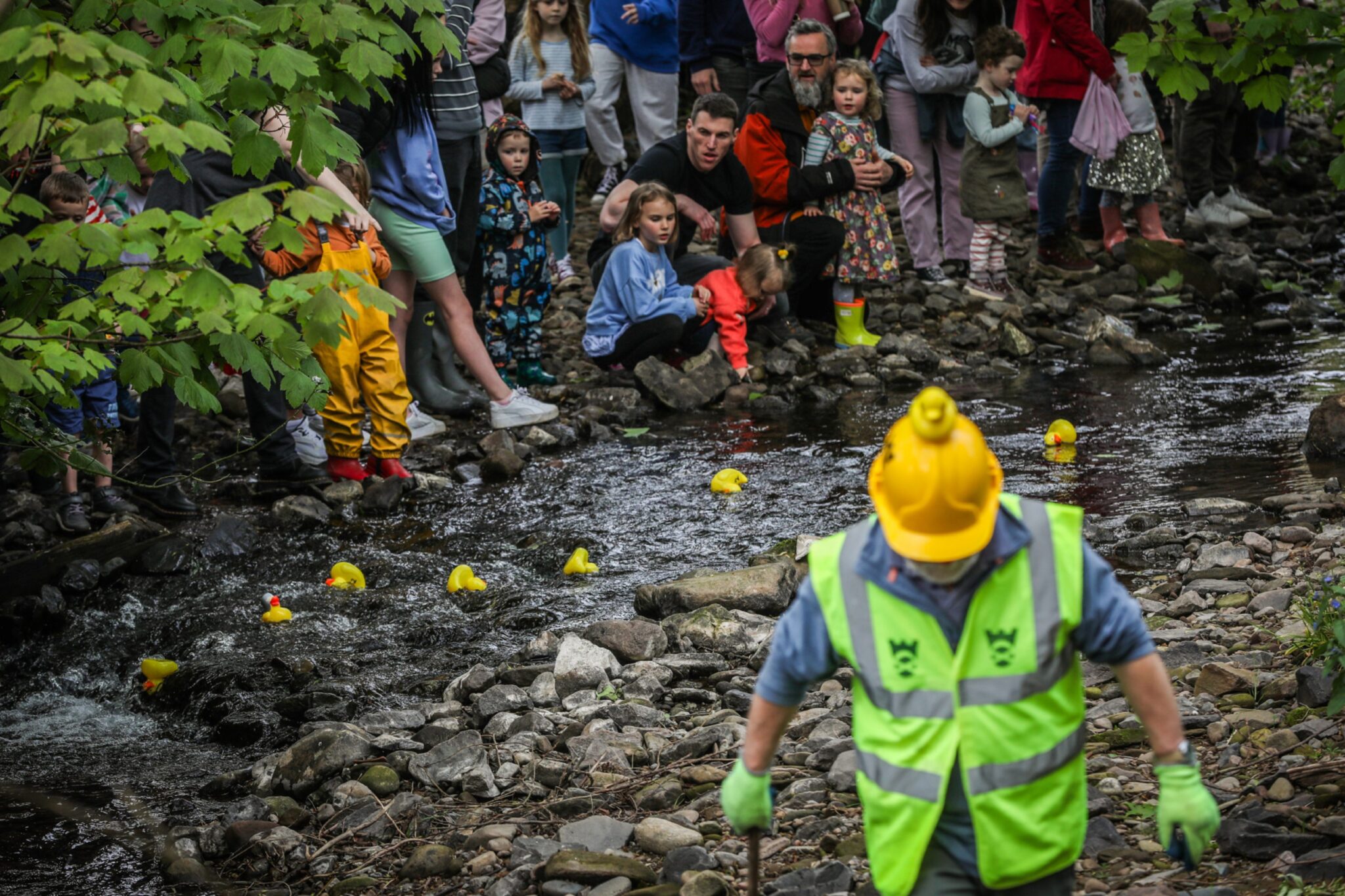 Best pictures of Barry Mill duck race family fun