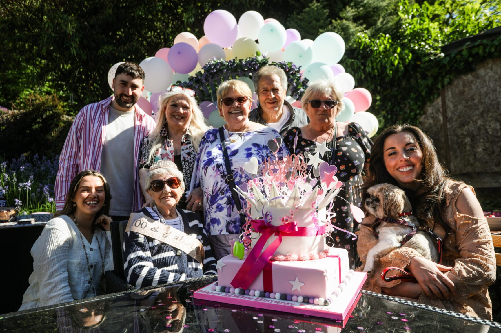 Dundee's Helen Stewart sings Puppet on a String on 100th birthday