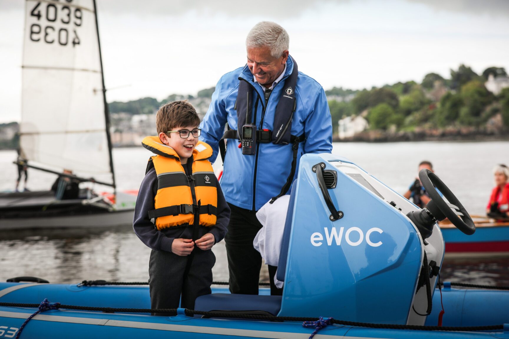 New Wormit Boating Club electric safety vessel is UK first - The Courier