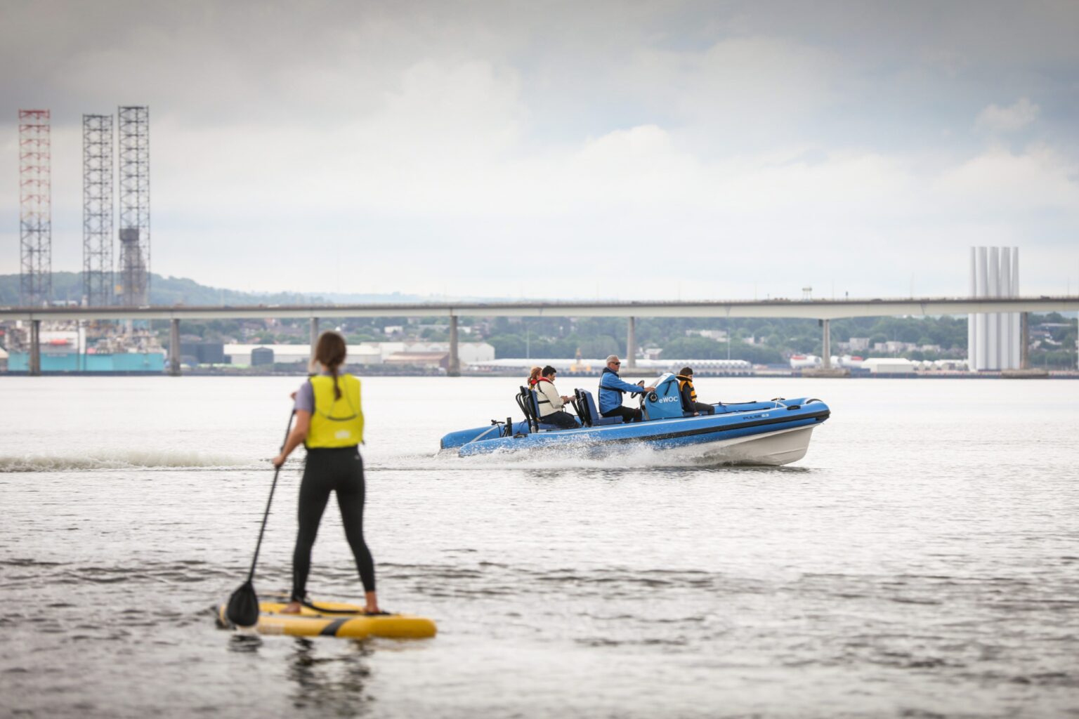 New Wormit Boating Club electric safety vessel is UK first - The Courier