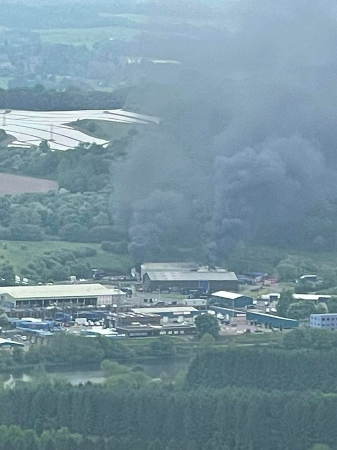 Fire crews tackle major blaze at Friarton Depot in Perth