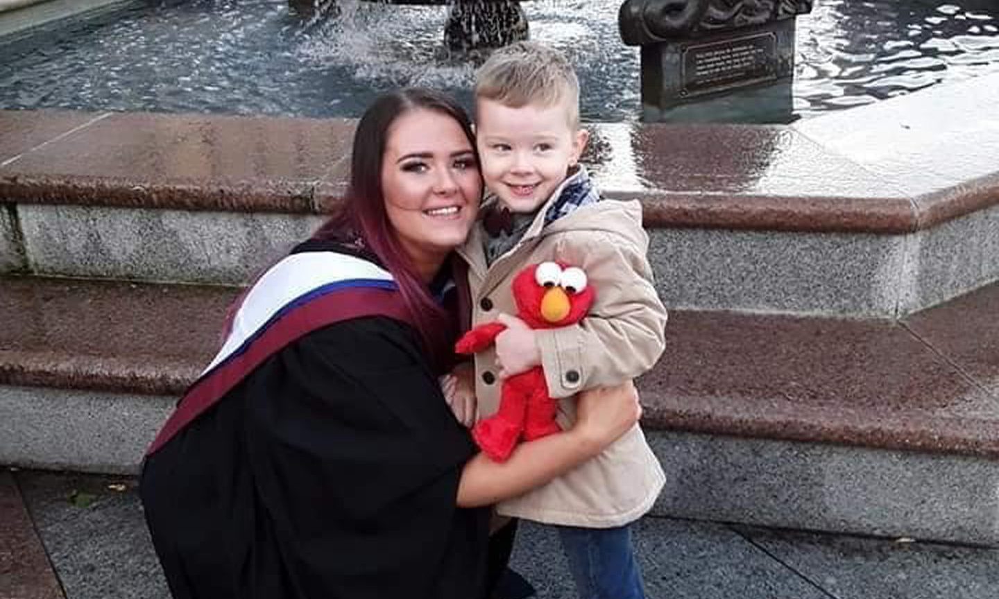 Mum's tears at Dundee FC tribute to fan Stuart Gauld, 9