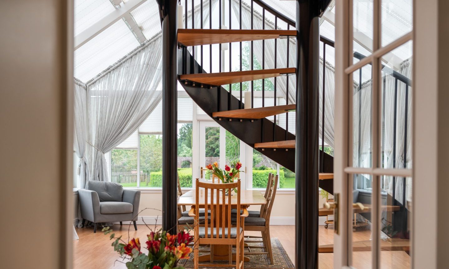Amazing Perthshire house with tower and magnificent conservatory