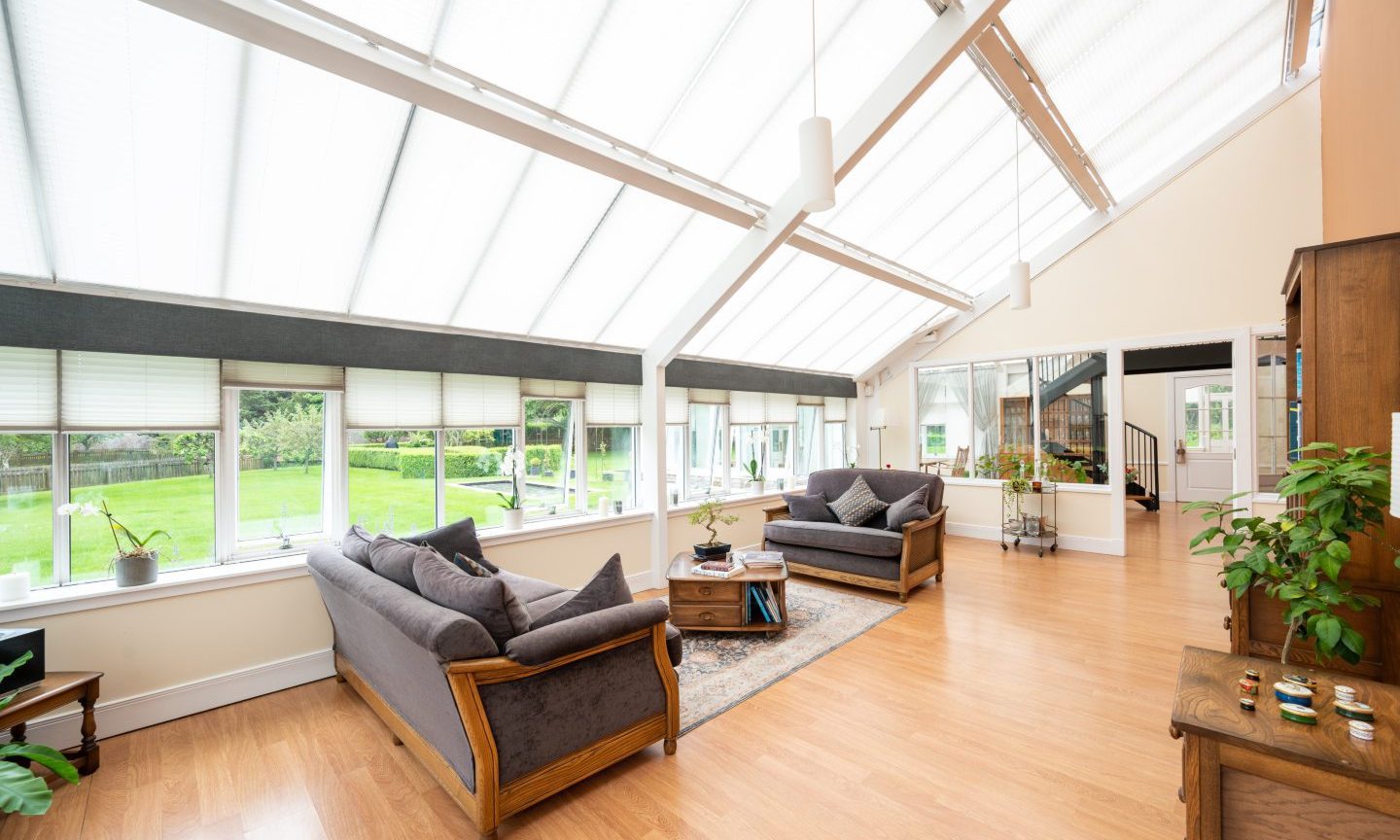 Amazing Perthshire house with tower and magnificent conservatory