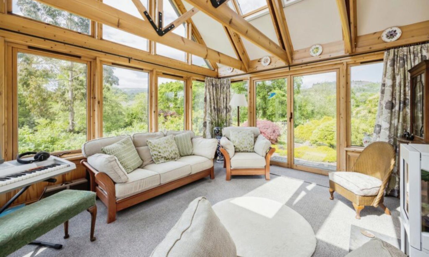 Callander cottage with 2.5 acres of garden for sale