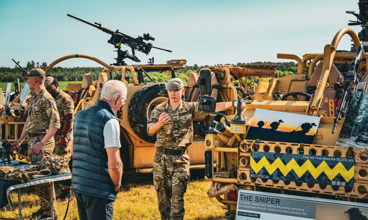 Classic F1 car at Fife's Rhynd cafe's monthly motoring meet-up