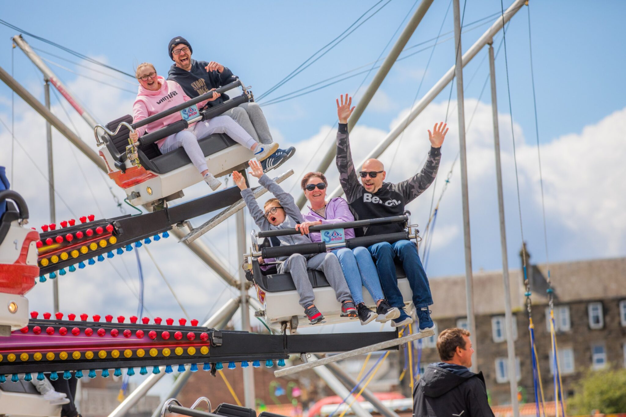 Burntisland Fairground pictures as thrill-seekers enjoy the fun