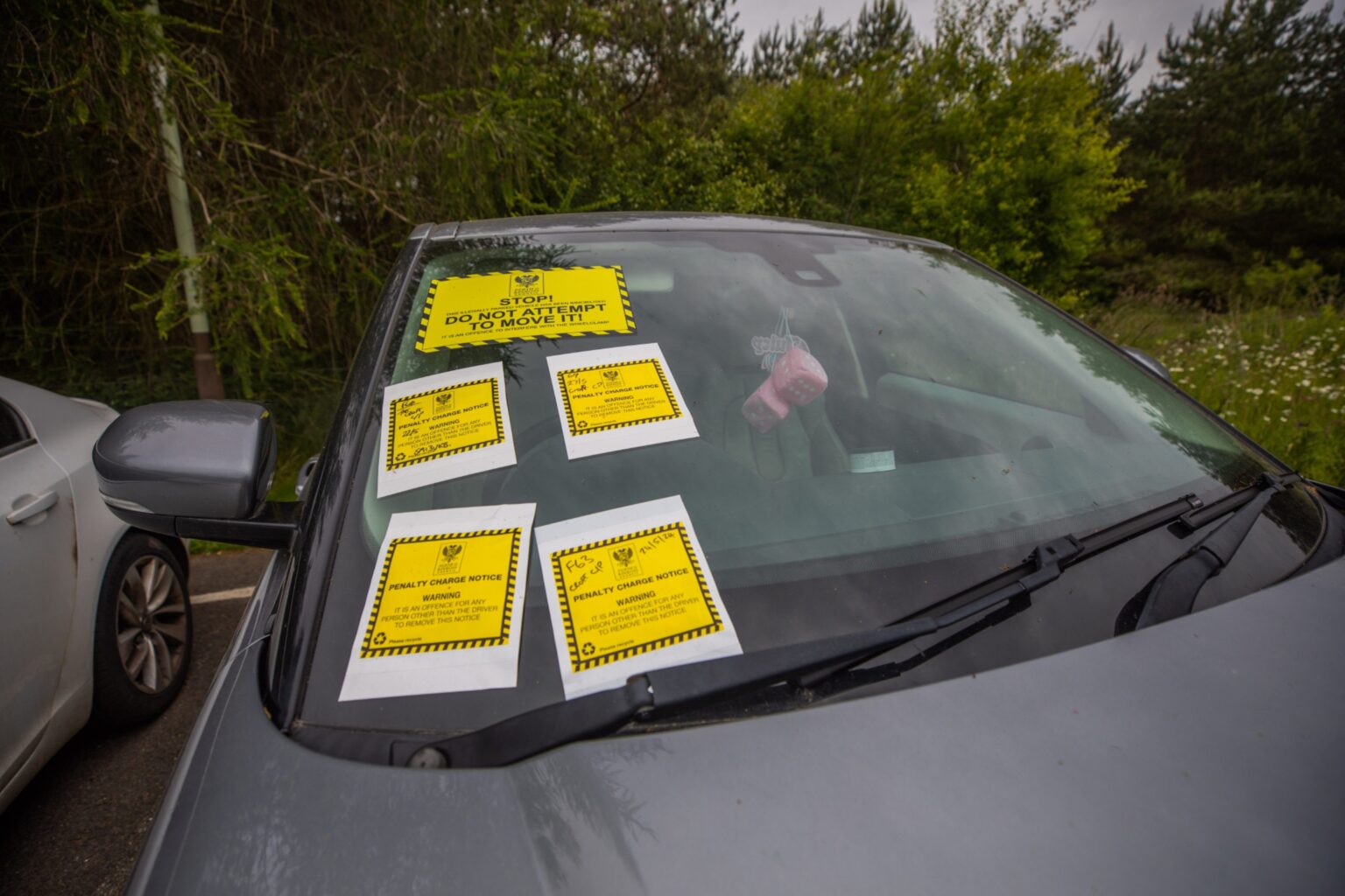 Cars clamped at Scone park and ride over 'unpaid fines'