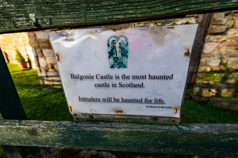 What will hunting ghosts at Balgonie Castle reveal?