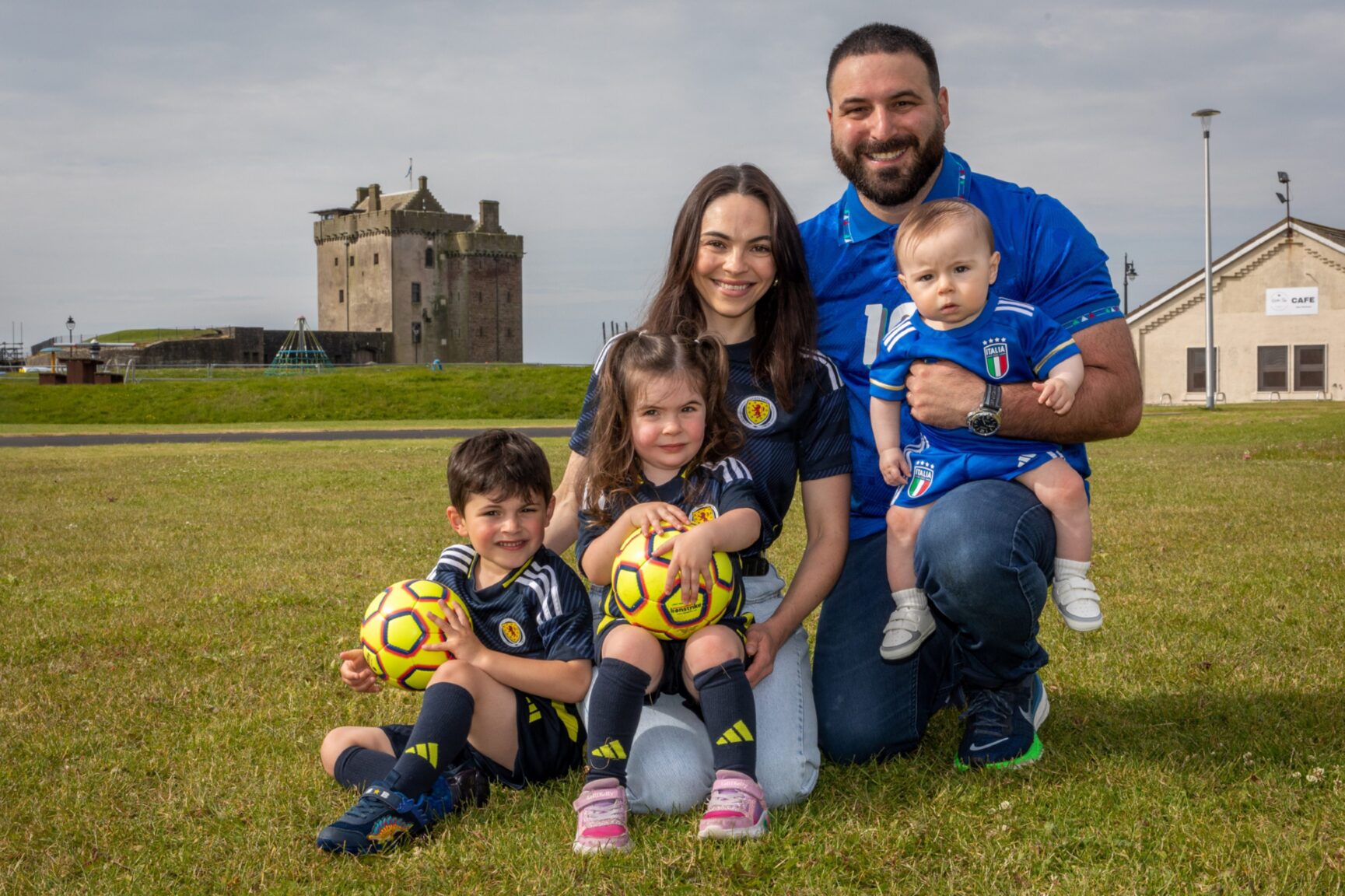 Mini Monifieth footballer Azzurra Caira born as Italy won Euro 2020