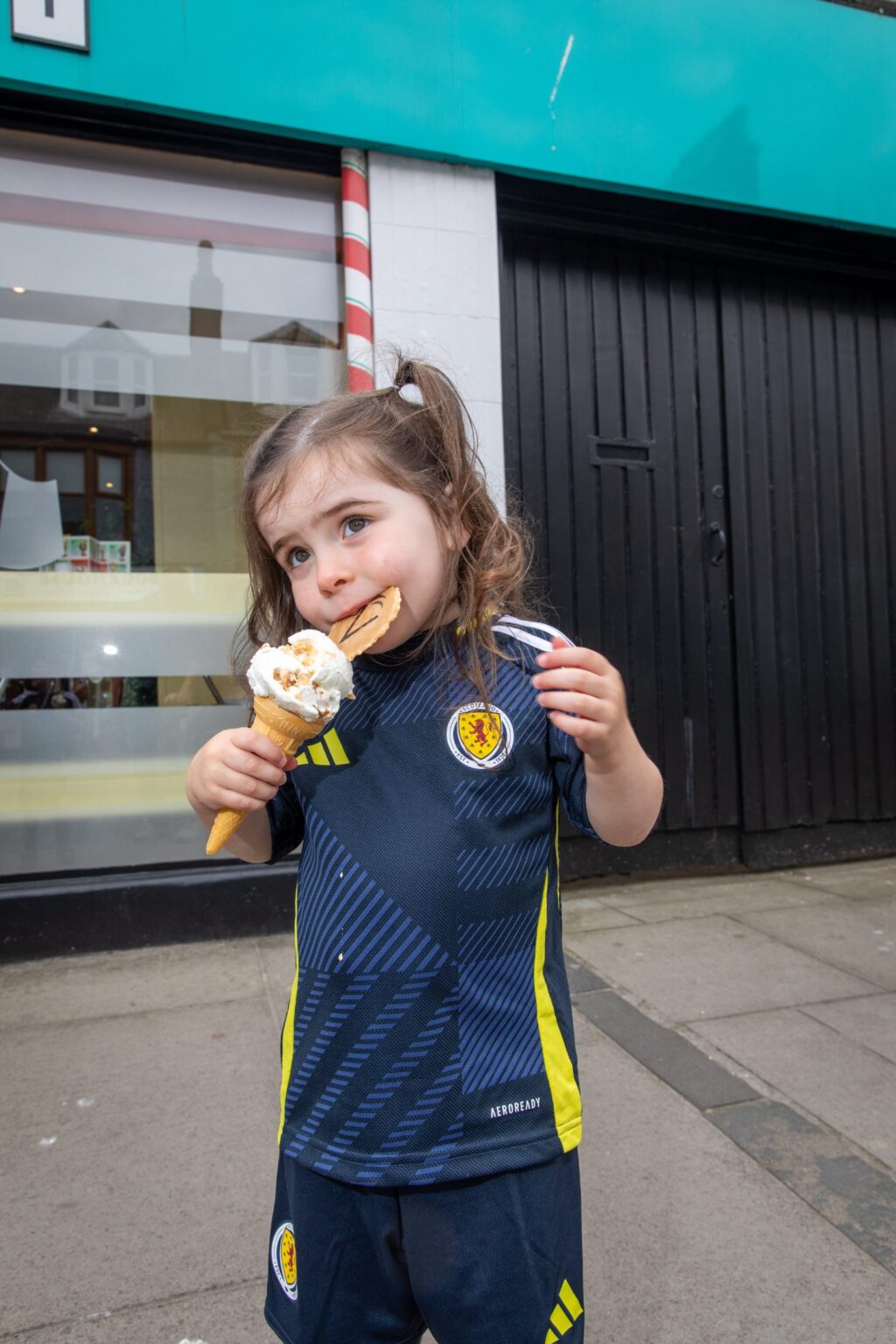 Mini Monifieth footballer Azzurra Caira born as Italy won Euro 2020