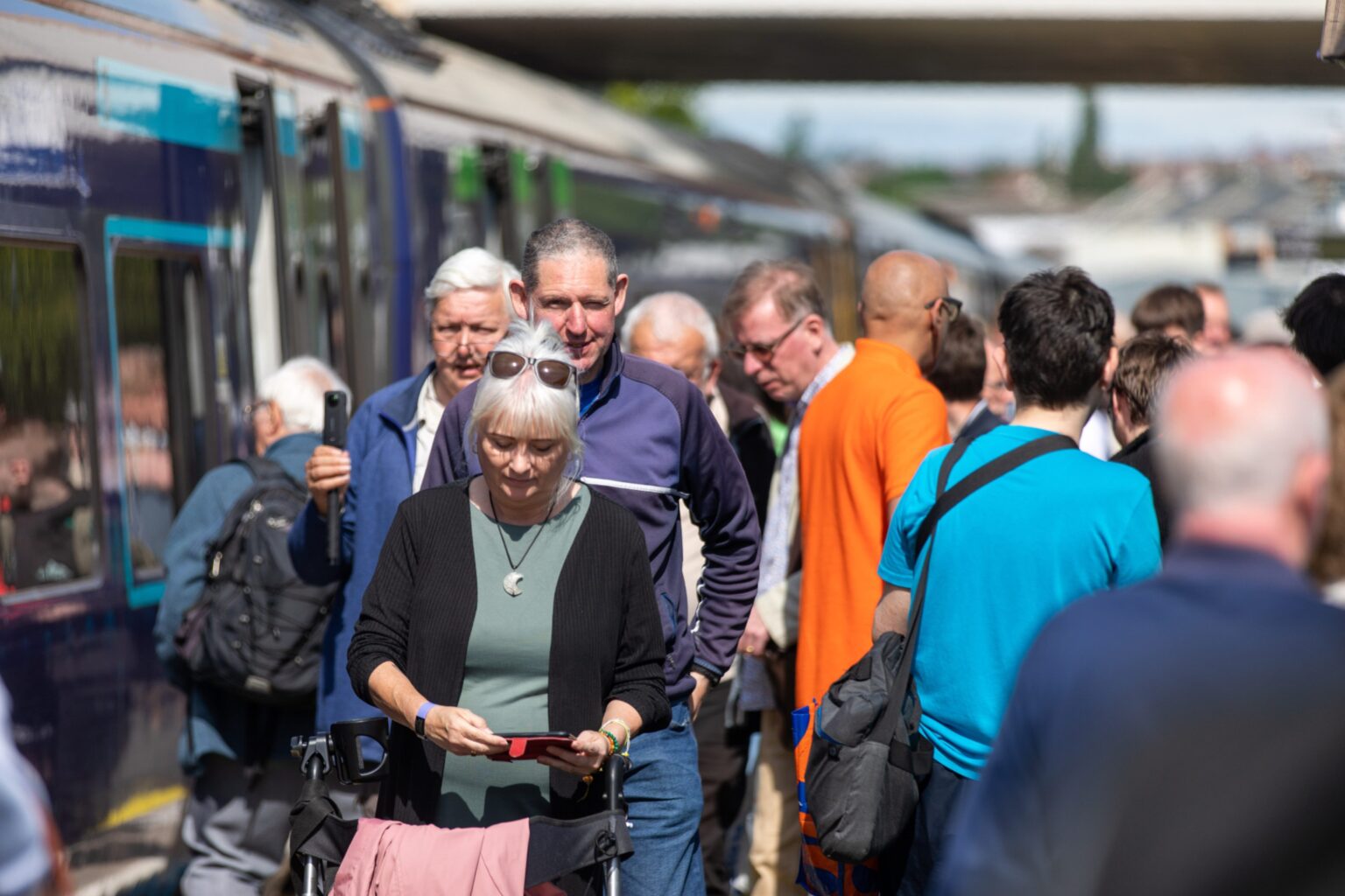 'I travelled 10,000 miles to be on board the first train to Leven'