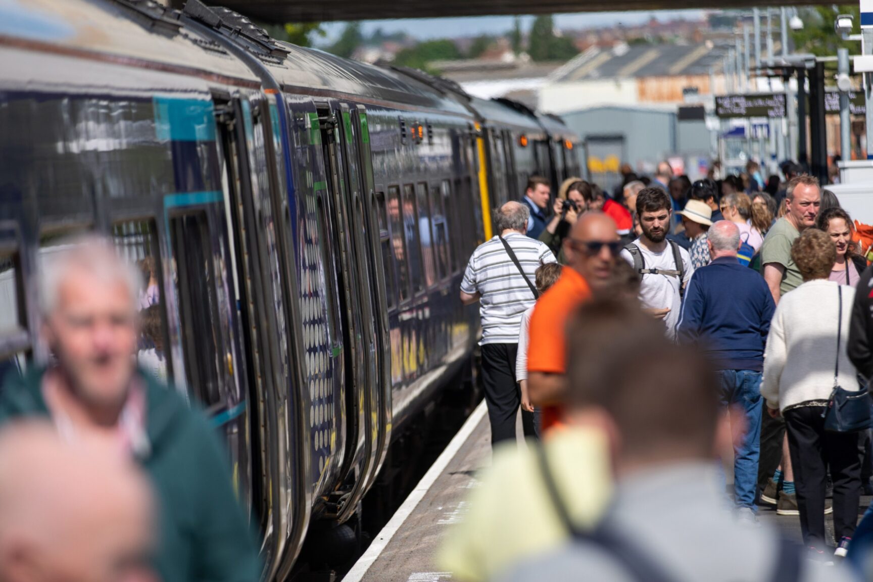 'I travelled 10,000 miles to be on board the first train to Leven'