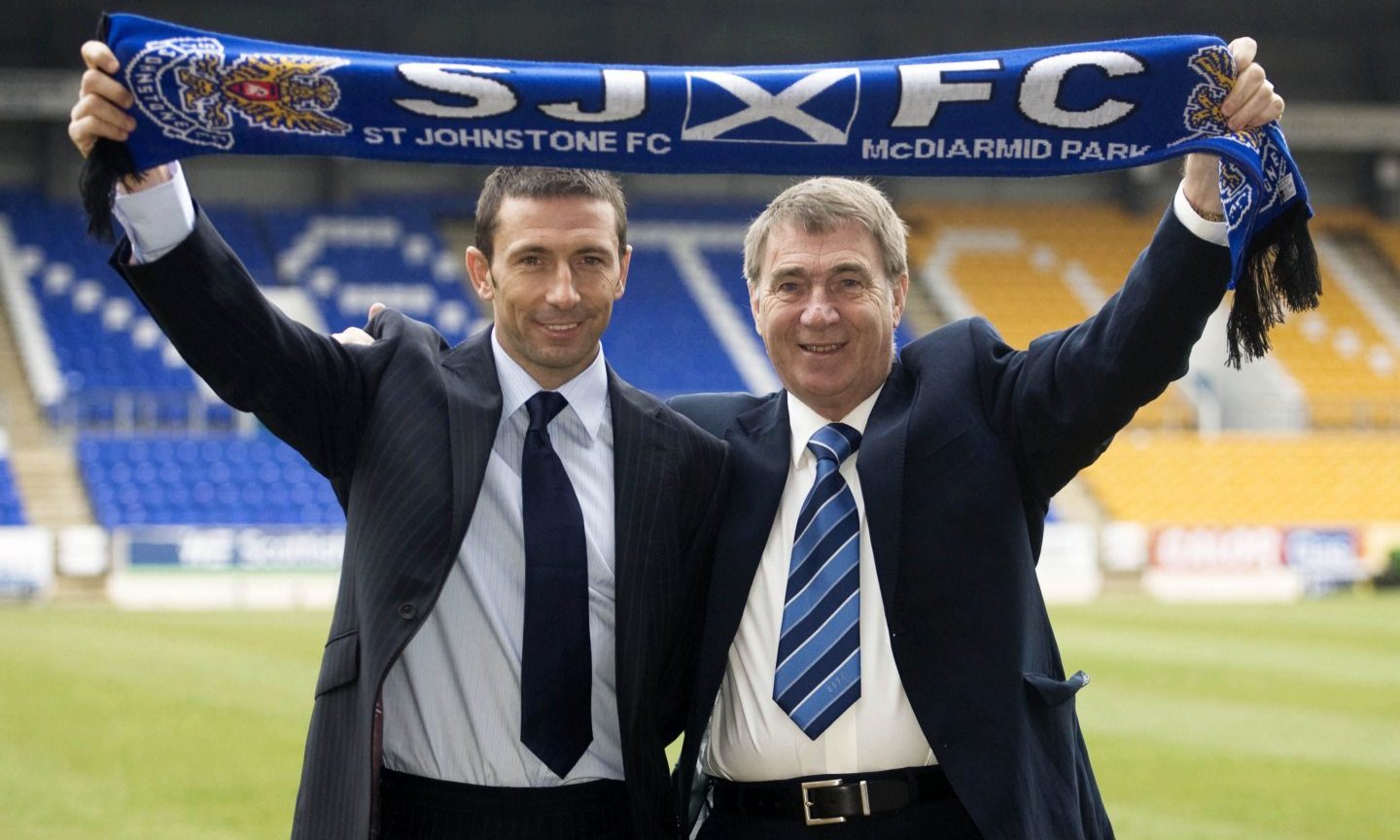 Derek McInnes reveals Geoff Brown St Johnstone job shock