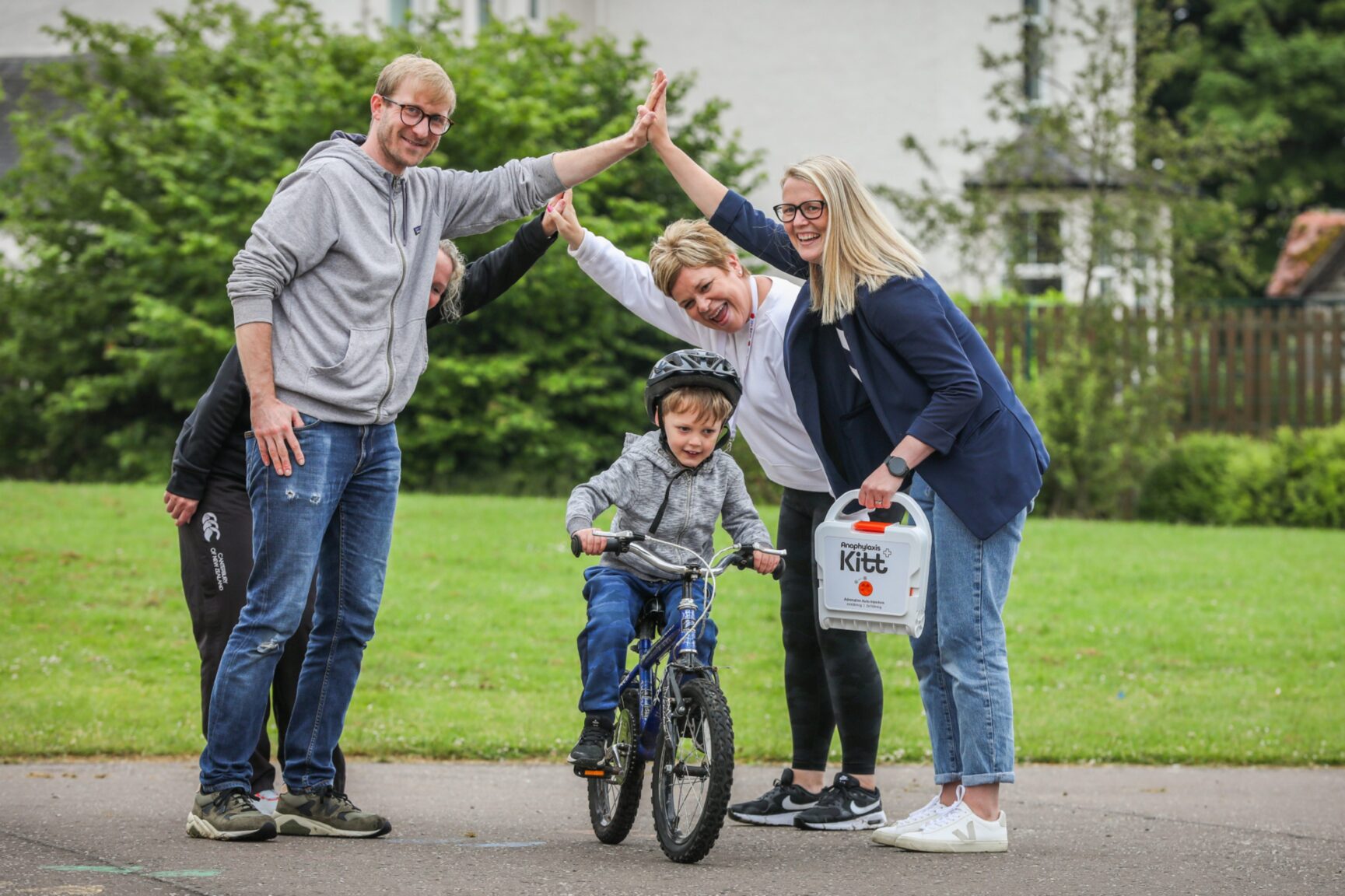 Arbroath kid Finn, 5, funds £3,000 lifesaving kit for new school