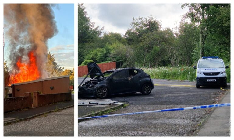 Pictures reveal aftermath of deliberate fire in Hill View, Glenrothes
