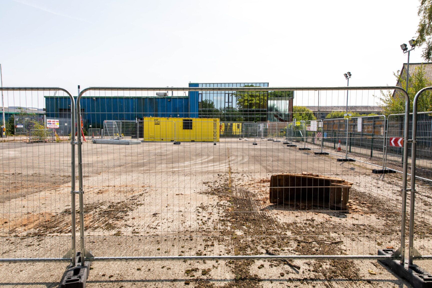 Pictures as demolition begins at British Cars Auction site in Kinross