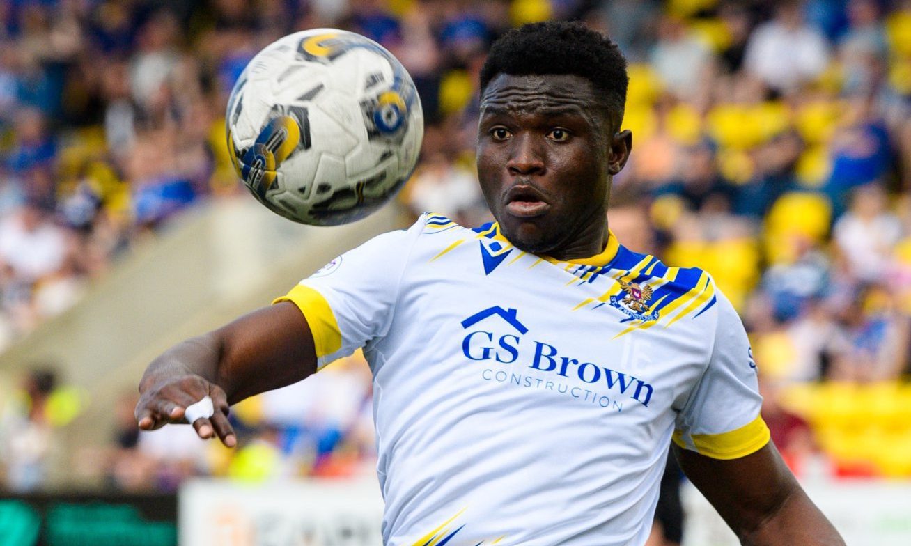 St Johnstone star striker Adama Sidibeh back in training