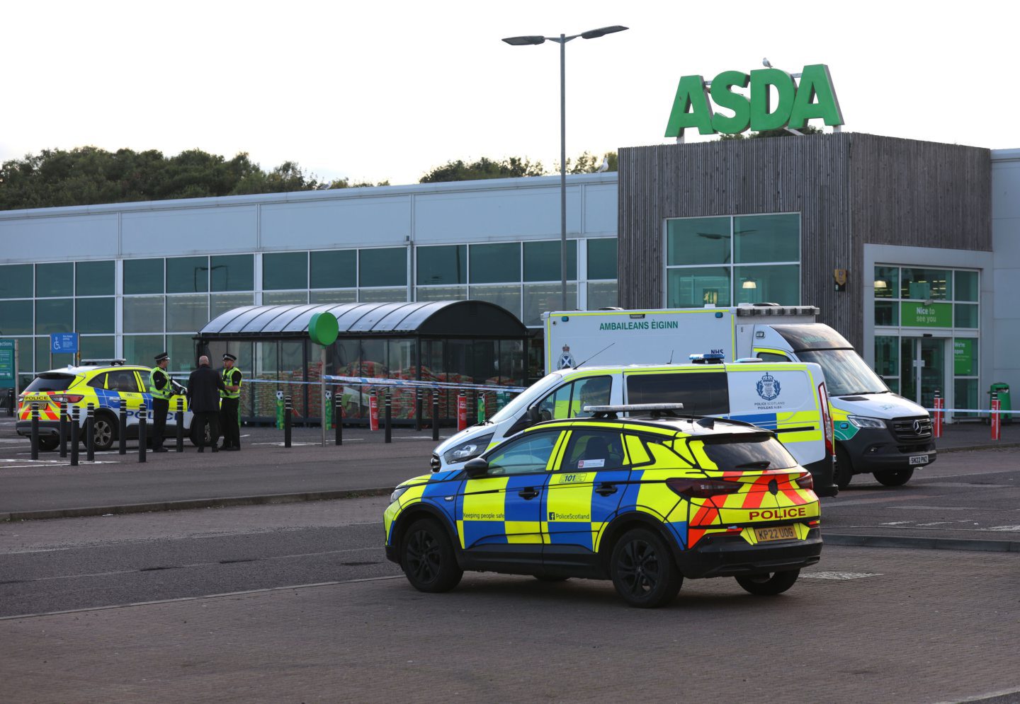 Arbroath Asda: Security guard dies & woman charged with assault