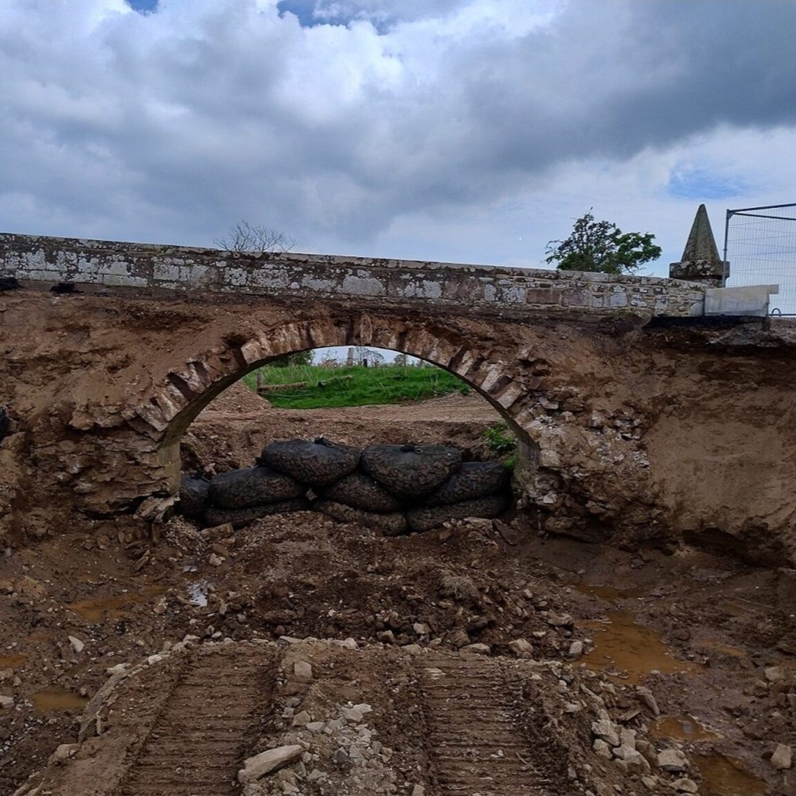 Work complete on 240-year-old Bridge of Dun after Storm Babet
