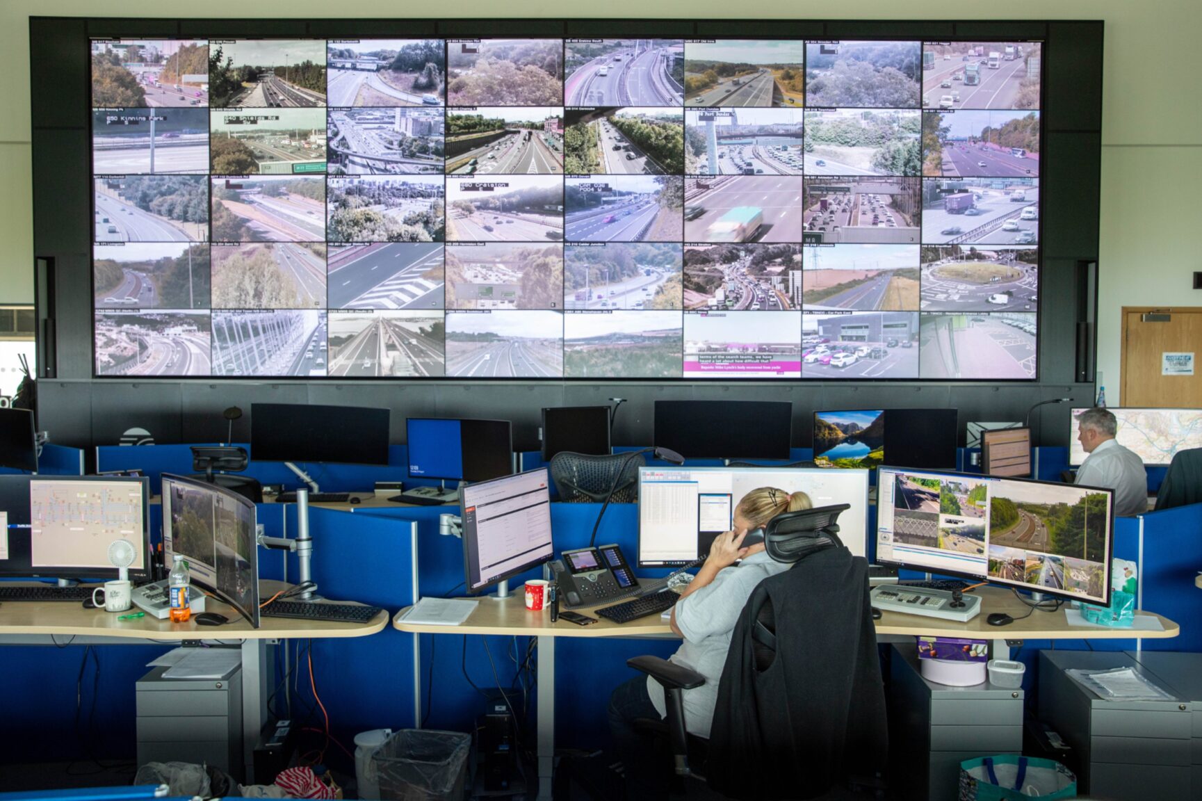 Behind the scenes at Traffic Scotland's National Control Centre