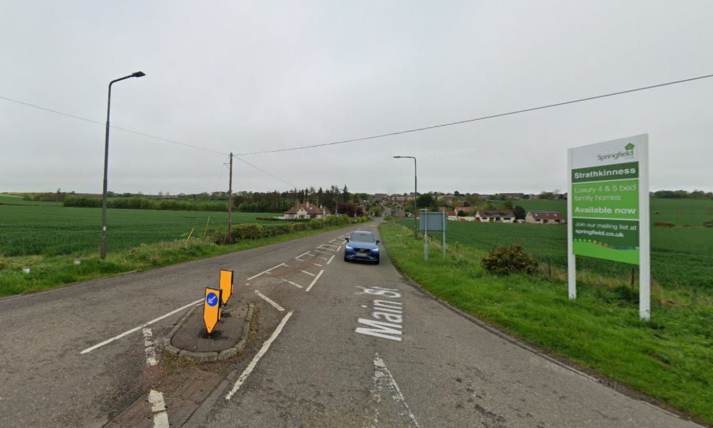 Police called to two-car collision in Strathkinness
