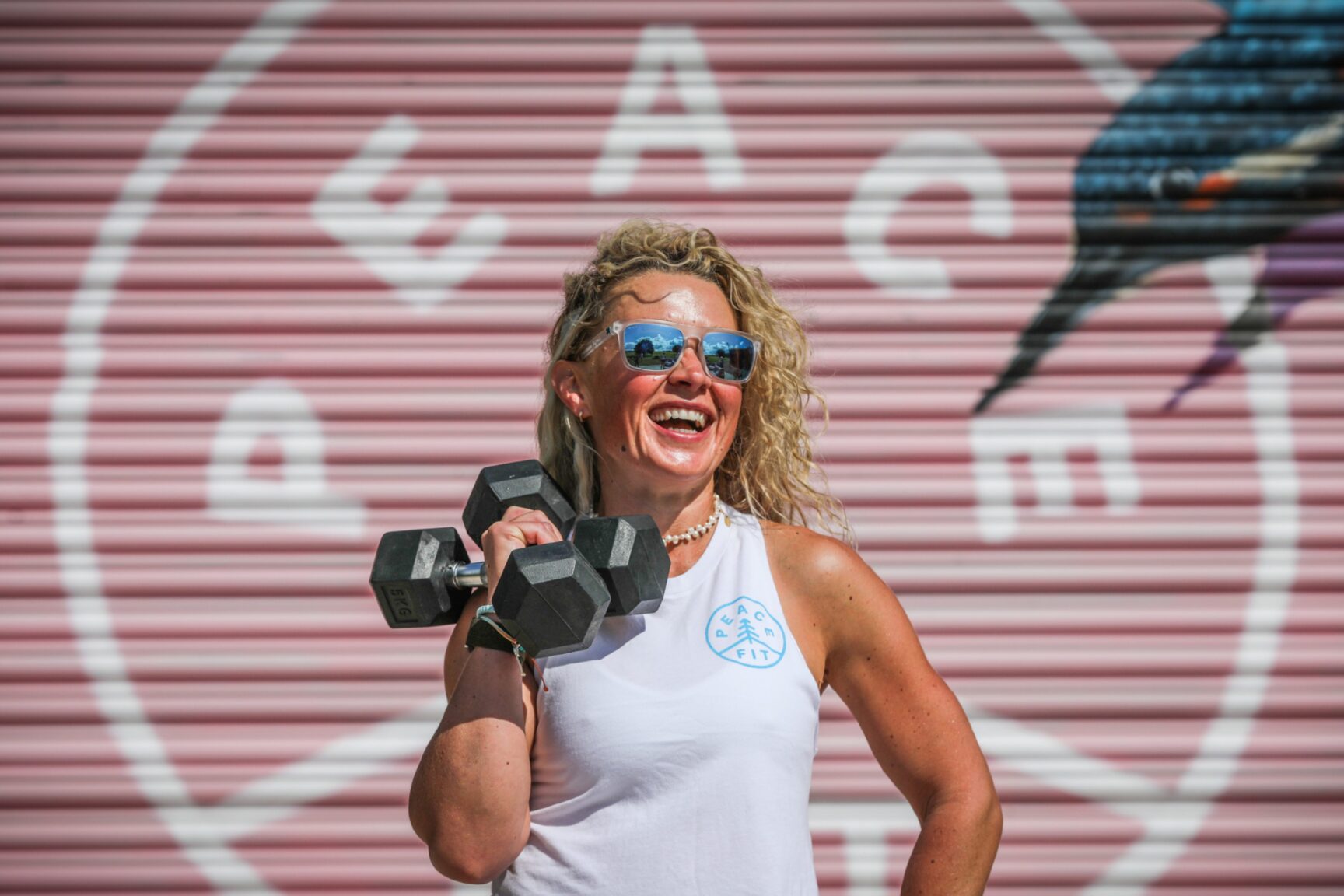 How does Fife fitness coach Emma get her children to exercise?