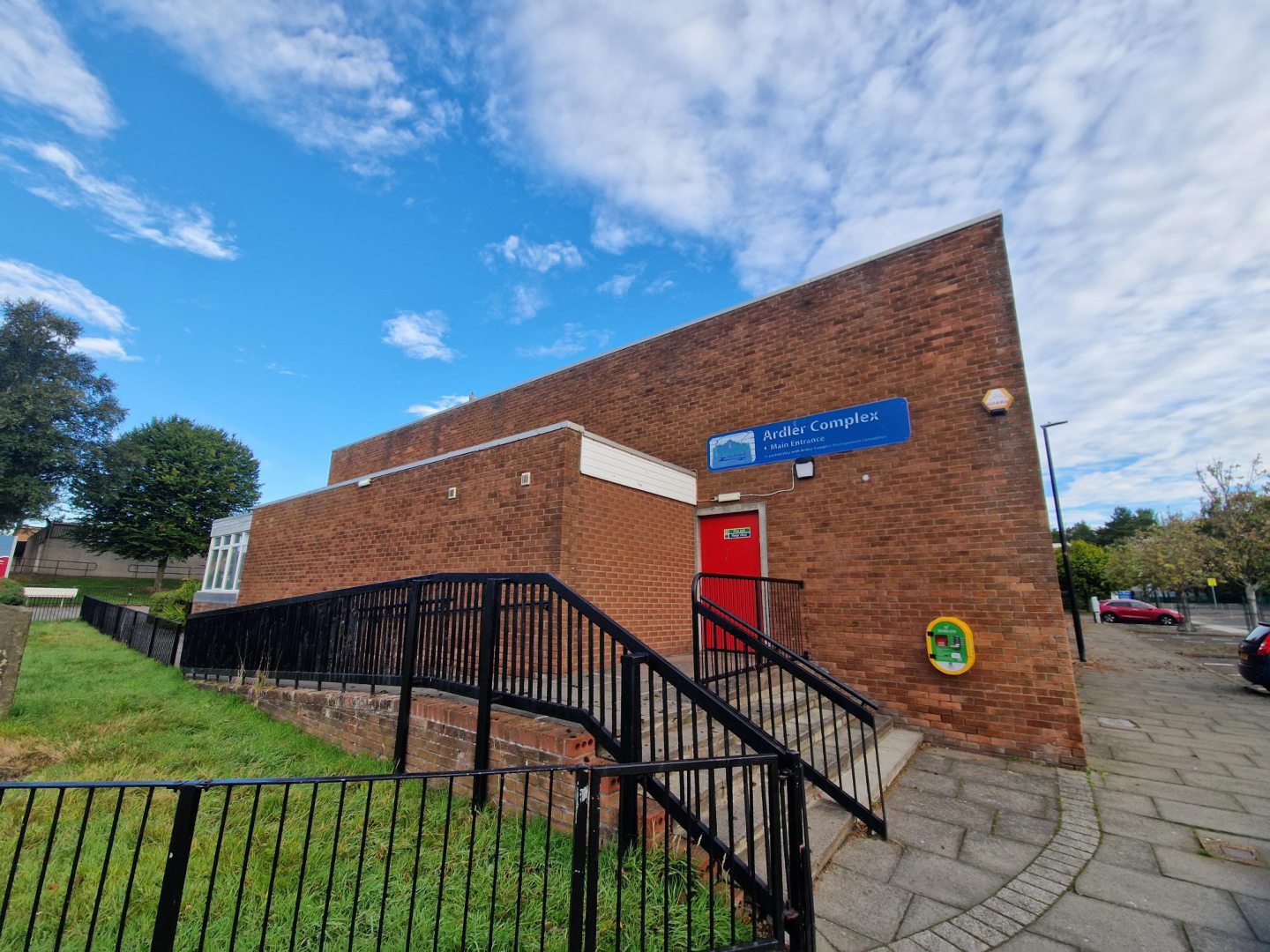 Boy taken to hospital after falling through skylight at Ardler Complex