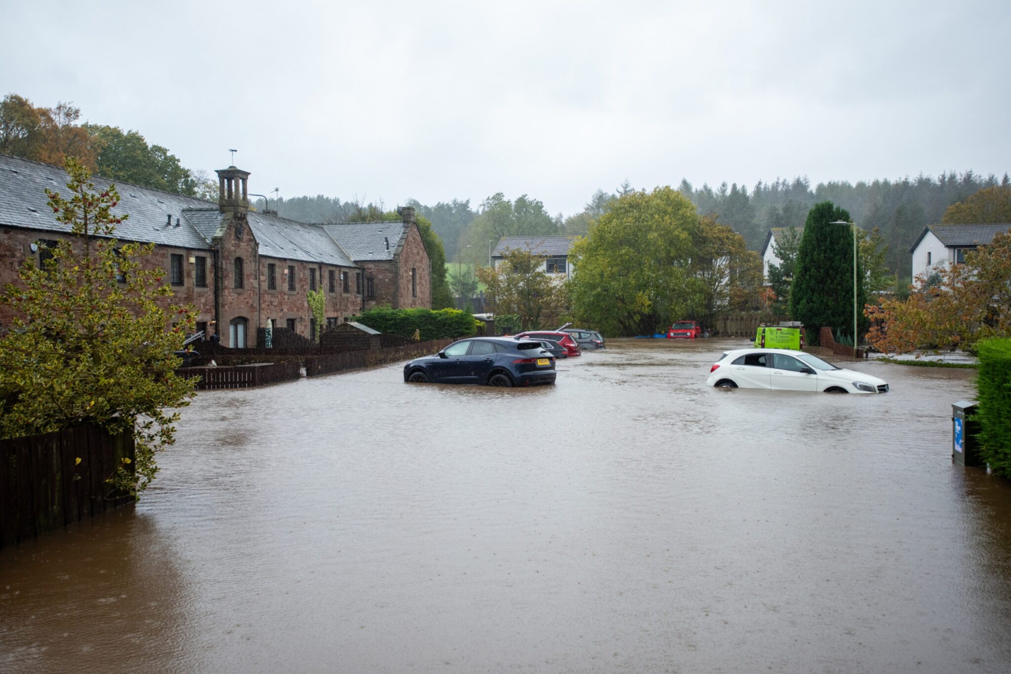 Heron Rise: Trees cut down near flood-hit Dundee homes