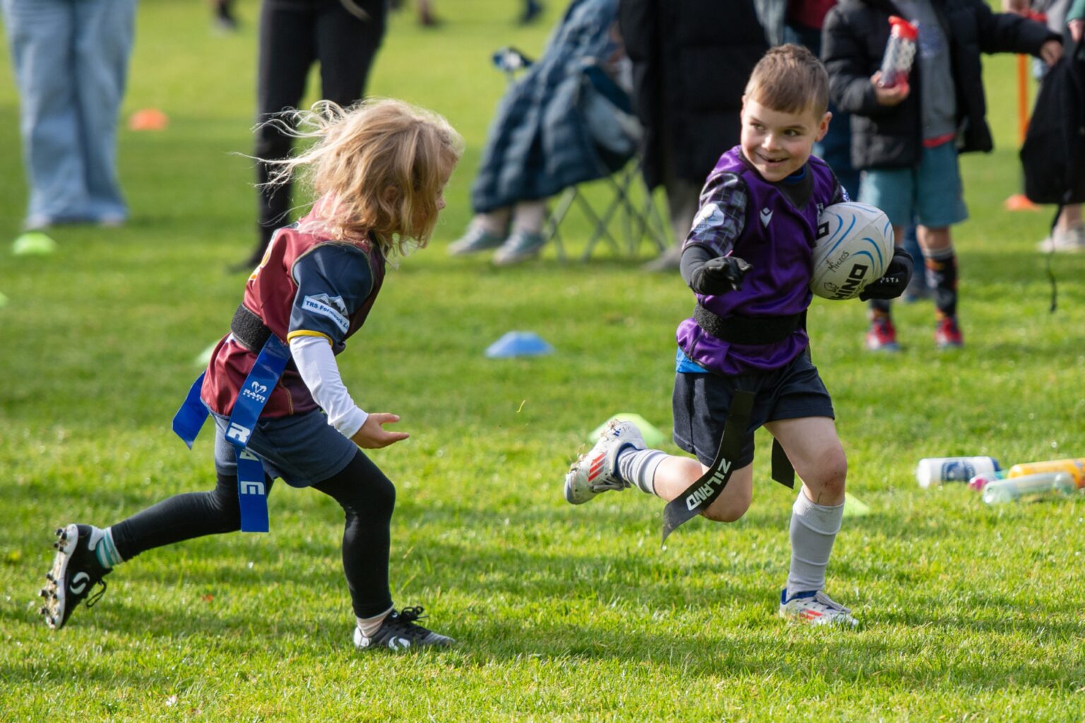 Pictures as Scotland's Fagerson brothers star at Strathmore rugby event