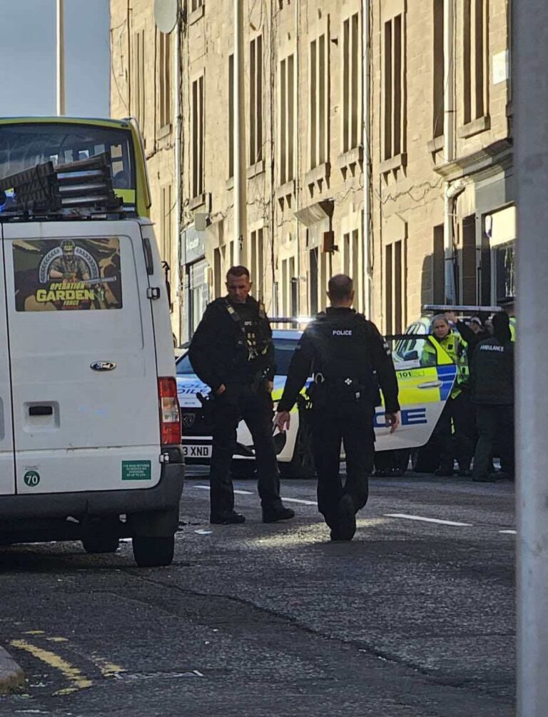 Big police presence as crash closes Dundee's Strathmartine Road