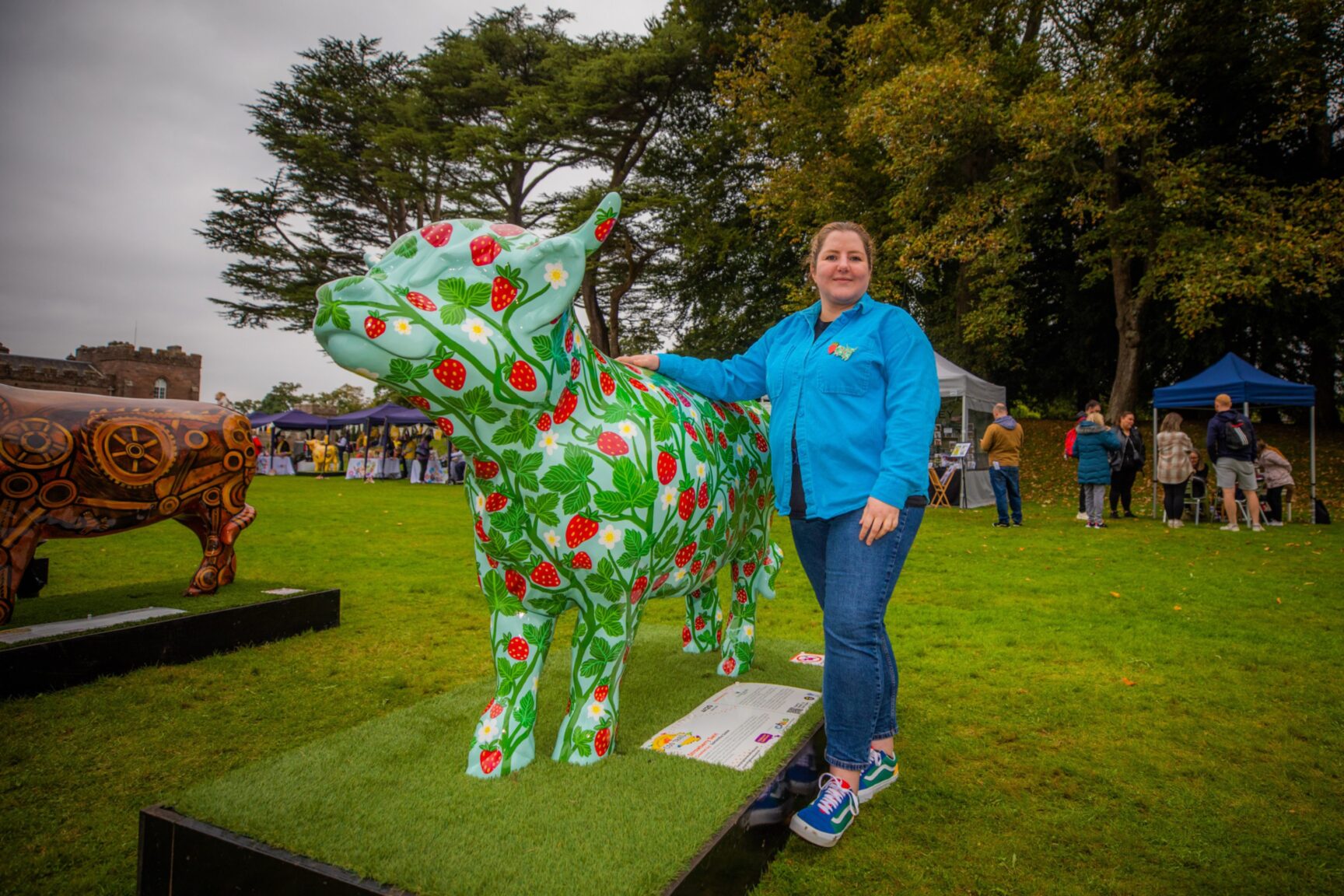Hairy Highland Coo Trail: Scone farewell for CHAS sculptures