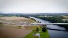 Cross Tay Link Road: Drone film shows route nearing completion