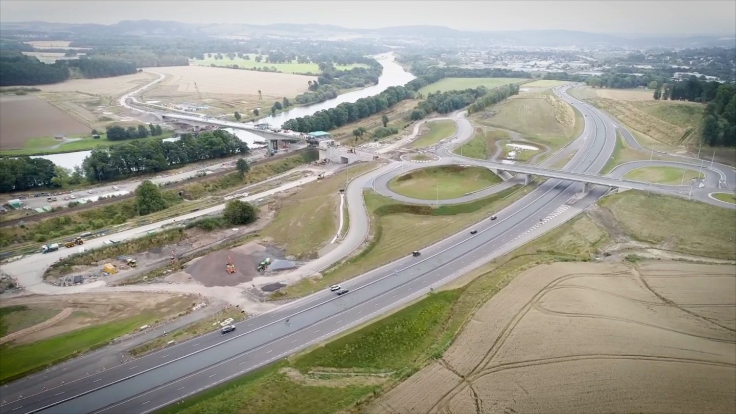 Cross Tay Link Road 'green bridge' among new Perth paths