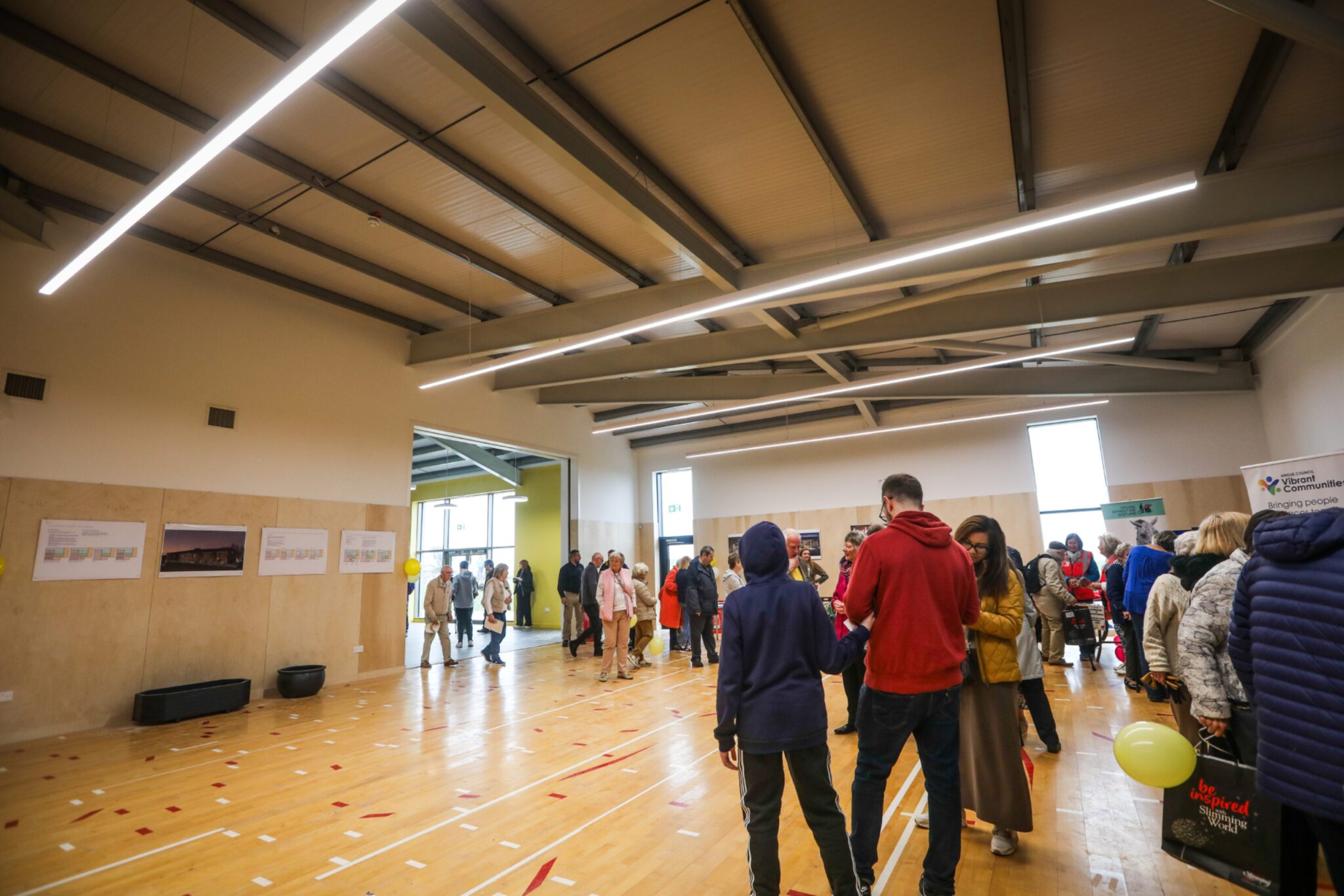 Pictures as wraps come off £2.3m Monifieth community hub
