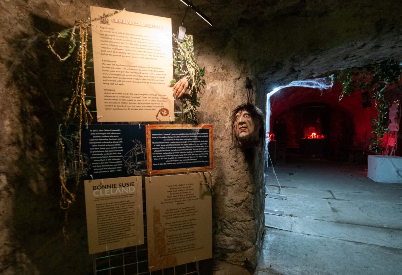 Exploring Dundee's underground vaults