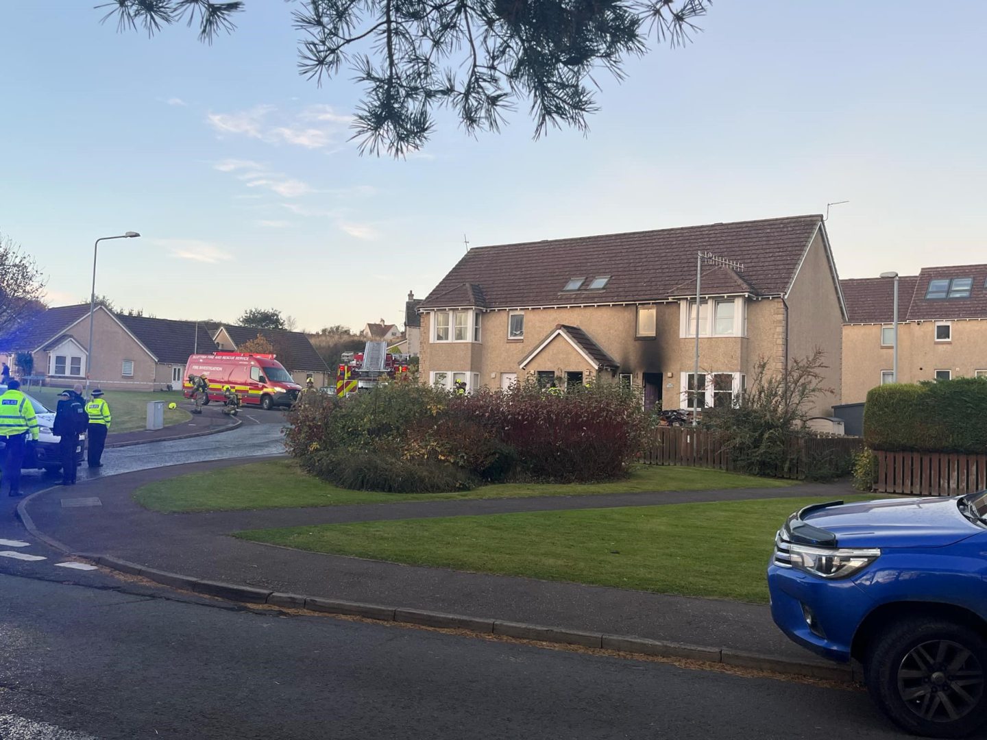 Braid Crescent: Crews tackle overnight house fire in St Andrews